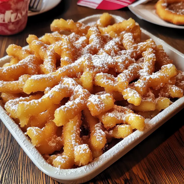 Funnel Cake Fries – Crispy Savors