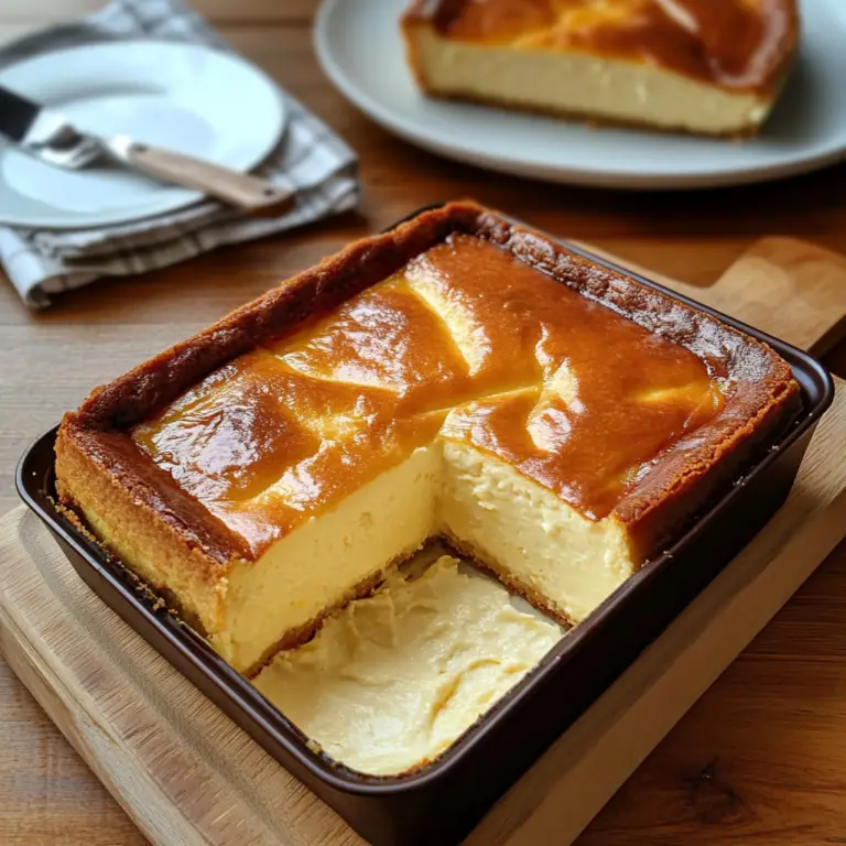 Loaf Pan Basque Cheesecake – Crispy Savors