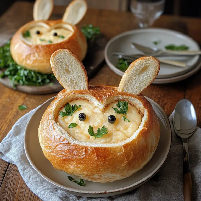 Bunny Bread Bowls – Crispy Savors