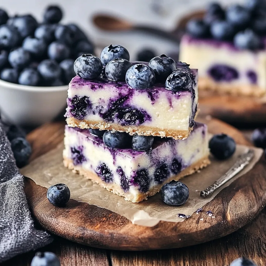 No Bake Blueberry Cheesecake Bars: An Incredible Ultimate Recipe ...