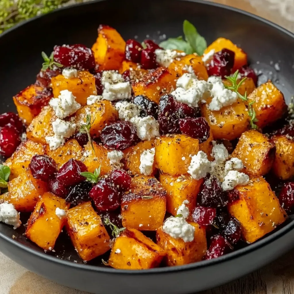Roasted Butternut Squash with Cranberries & Feta: An Amazing Ultimate ...