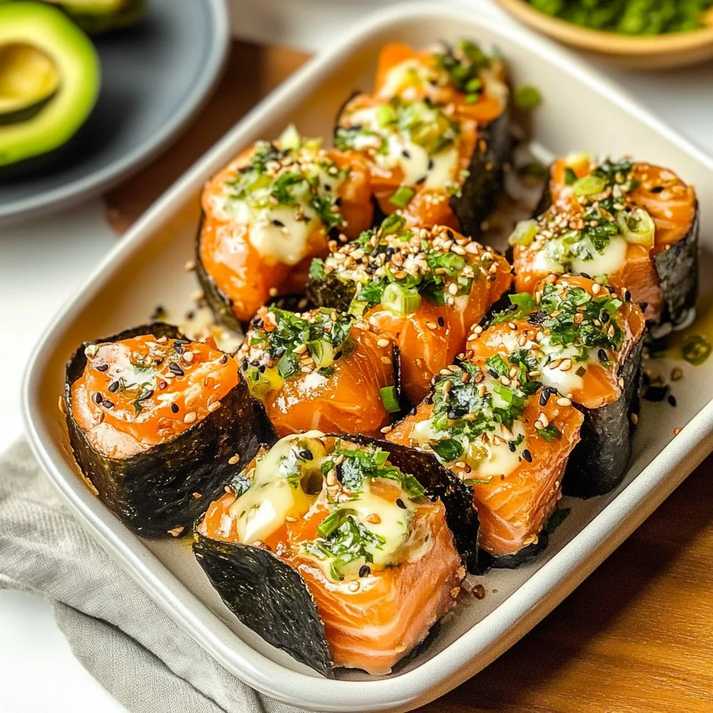Oven-Baked Salmon Sushi Bites: An Incredible 5-Star Recipe – Crispy Savors