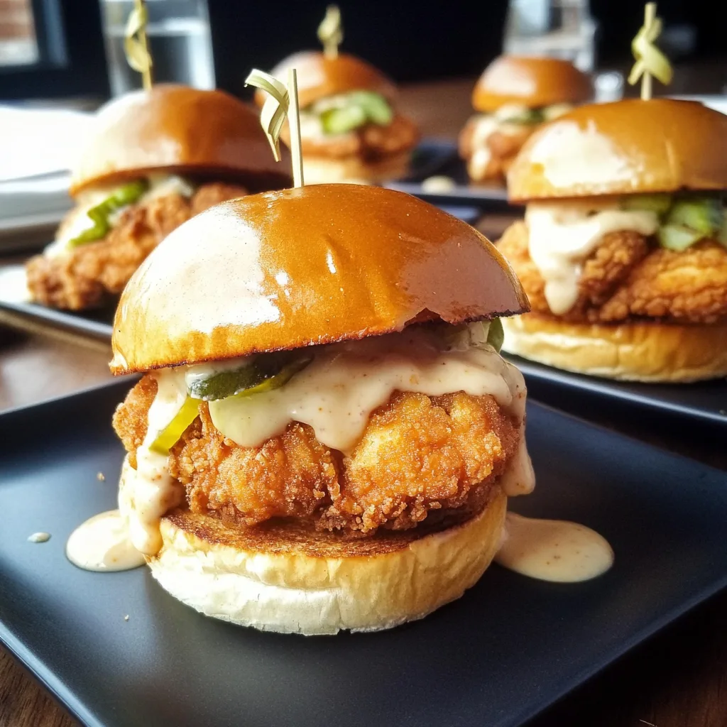 Fried Chicken Sliders: An Amazing Ultimate Recipe – Crispy Savors