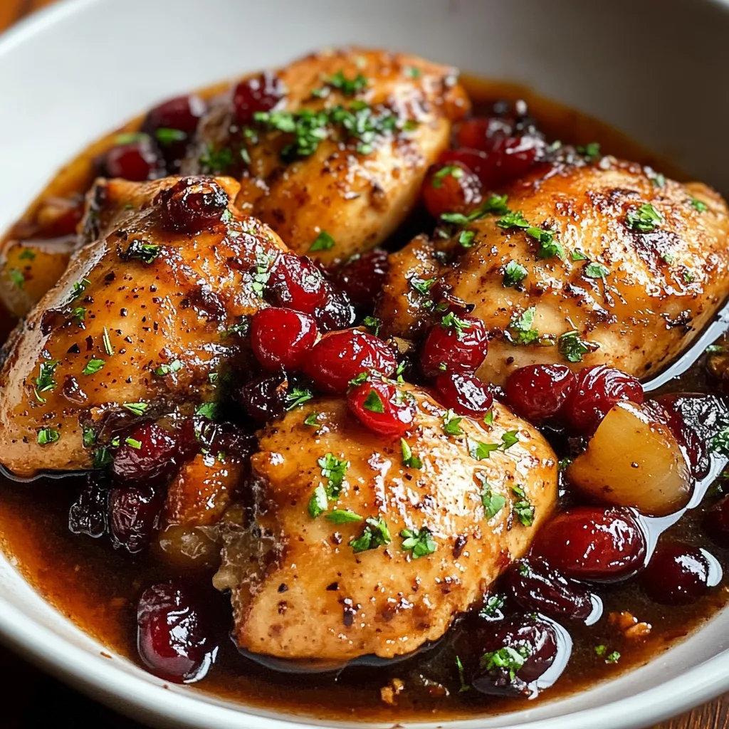 Slow Cooker Cranberry Chicken: An Amazing Ultimate Recipe – Crispy Savors