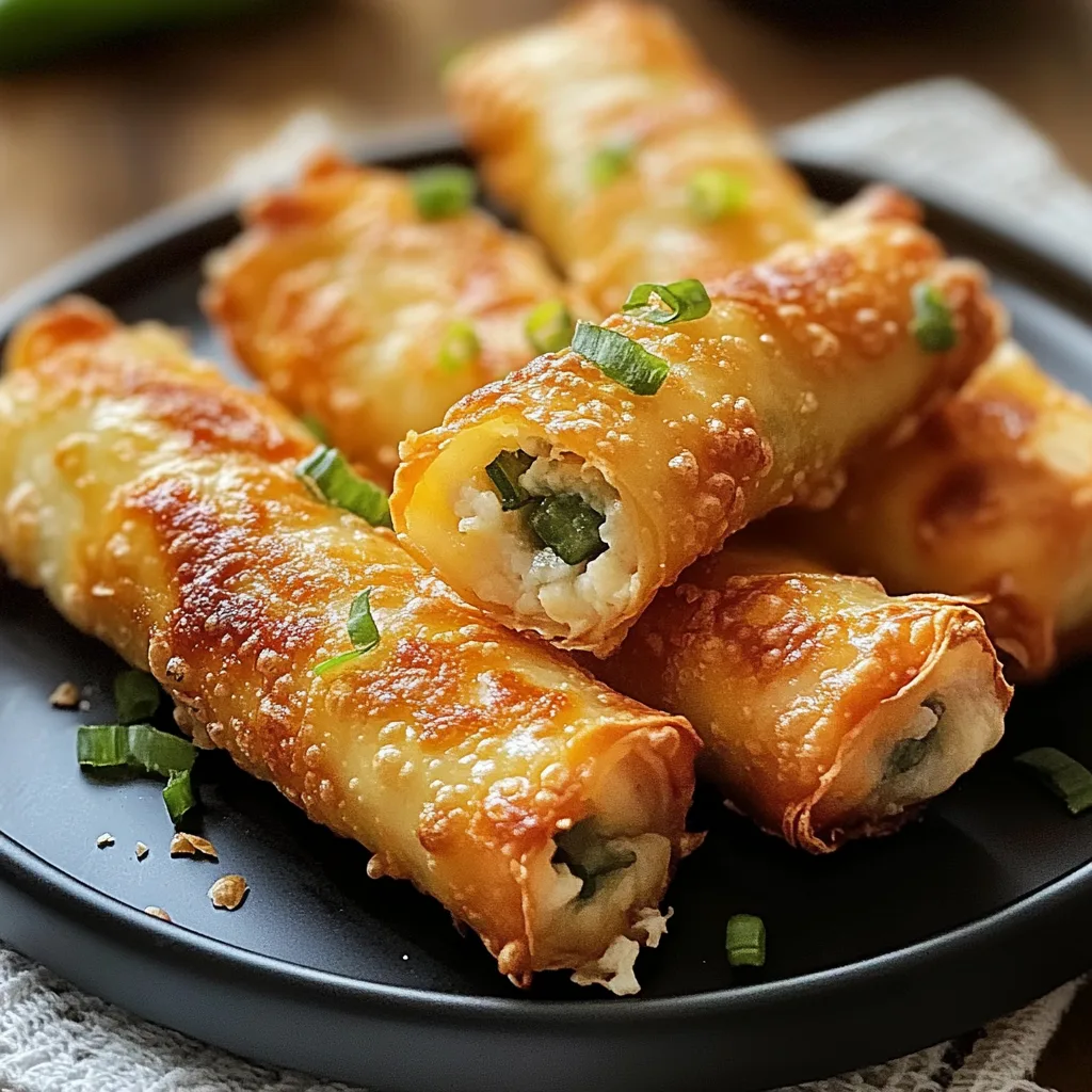 Mini Jalapeño Popper Egg Rolls: An Amazing Ultimate Recipe – Crispy Savors
